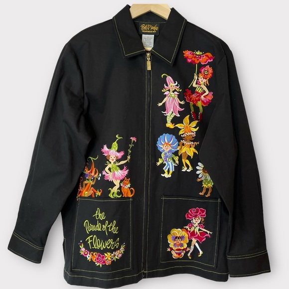 Bob Mackie | Jackets & Coats | Bob Mackie Wearable Art Parade Of The ...